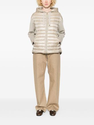 Herno Cotton and Nylon Down Jacket - Beige