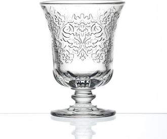 La Roch&egrave;re C&ocirc;t&eacute; Table 25247 Amboise Wasserglas mit Silberfu&szlig;, 9 x 9 x 12 cm (6 St&uuml;ck)