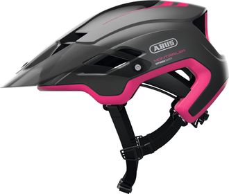 ABUS Mountainbike-Helm MonTrailer - Robuster Fahrradhelm für den Geländeeinsatz - Unisex - Pink, Größe M
