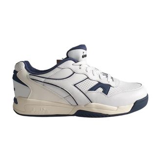 Diadora Wei&szlig;e Pelle Winner Sneaker - - Shoes - Herren - Wei&szlig; - 46 EU