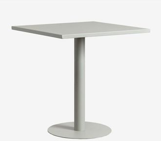 Sklum Sklum - Table de jardin carrée 70x70 cm en métal Mizzi Vert Kaki