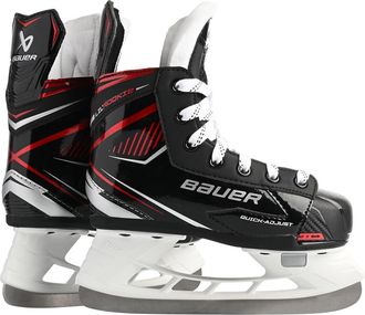 Bauer LILROOKIE Schlittschuhe verstellbar Junior, Weite :R = Regular, Größe:35-38.5