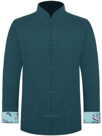 Shanghai Tang veste à col mao - Vert