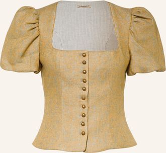 Gottseidank Gottseidank Trachtenmieder Ksenia Aus Jacquard gruen