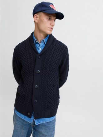 Jack & Jones Strickpullover JJPAUL KNIT SHAWL CARDIGAN