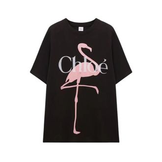 Chlo&eacute; T-Shirt E26 - - Tops - Damen - Schwarzk - XS