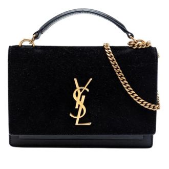 Saint Laurent Pre-owned Suede Satchel - - Pre-owned - Damen - Schwarzk - ONE SIZE