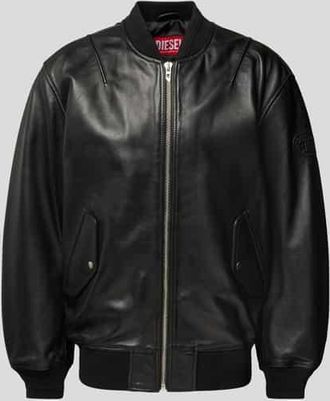 Diesel Bomberjacke in Leder-Optik