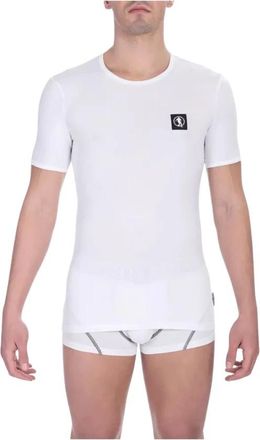 Dirk Bikkembergs Rundhals-T-Shirt - - Sport - Herren - Wei&szlig; - L