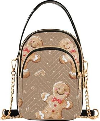 Mnsruu Sacs à bandoulière pour femme - Petit sac à bandoulière en forme de pain dépices avec sangle réglable