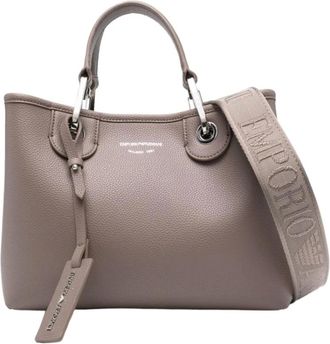 Emporio Armani Femme, Sacs, Beige, Taille: ONE Size Small MyEA Shopper Bag