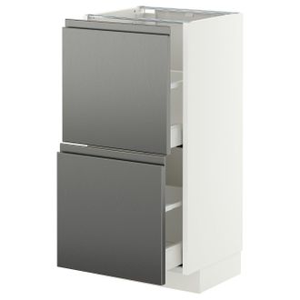 IKEA METOD / MAXIMERA Unterschrank mit 2 Schubladen