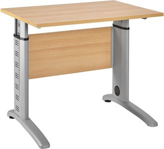 Schildmeyer M&ouml;belpartner Till Schreibtisch, 701431, samerbergbuche Dekor, ca. 90 x 65 x 69,5-87,5 cm