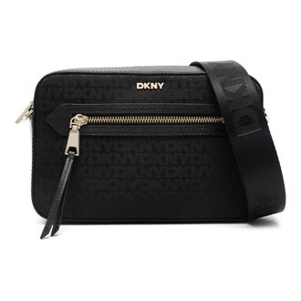 DKNY Schwarze Crossbody-Tasche im Casual-Stil - - Bags - Damen - Schwarzk - ONE SIZE
