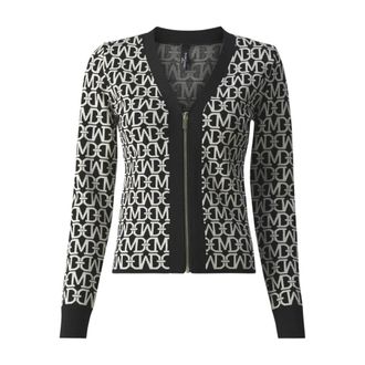Marciano Mati Allover Jacquard LS - - Sweatshirts & Hoodies - Damen - Schwarzk - XS