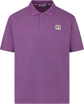 Aquascutum Homme, Tops, Violet, Taille: 3XL Polo