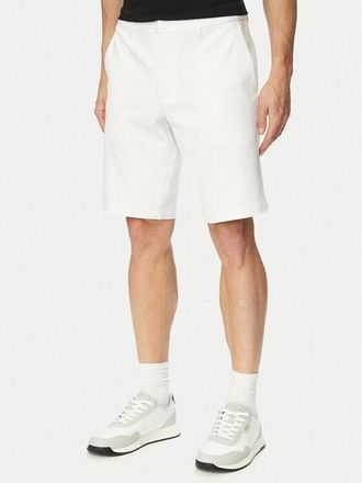 HUGO BOSS Stoffshorts 50511436 Wei&szlig; Regular Fit