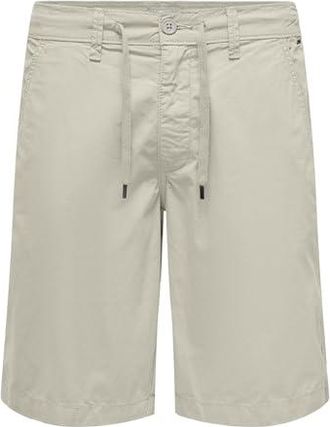 Only & Sons Short pour Homme, Gris, L