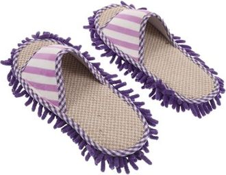 Hemoton Pantoufles De Nettoyage Lavables Souples Pour Cuisine Et Salle De Bain Couvre-pieds Pratiques