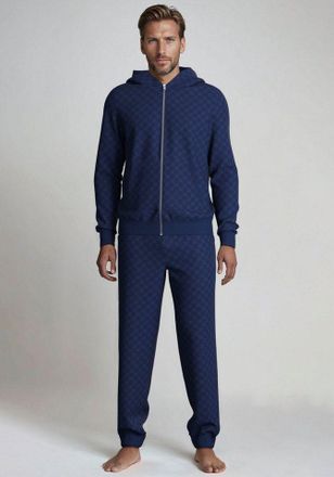 Joop Jogger Pants Leisure mit Cornflower-Allovermuster
