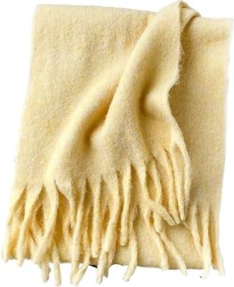 Generic &Eacute;charpe pour femme automne hiver solide simple silencieux femmes hommes m&eacute;lange polyvalent multicolore doux ch&acirc;le thermique femme homme, S-WJ1154HM44-