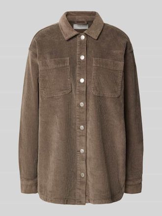 Noisy May Regular Fit Hemdbluse aus Cord mit Brusttaschen Modell ALVA