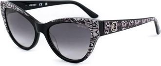 Guess Femme, Accessoires, Noir, Taille: ONE Size Lunettes de soleil &agrave; monture en ac&eacute;tate avec protection UV