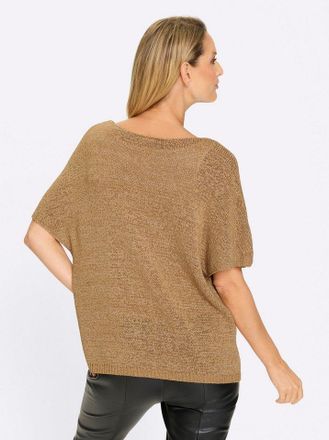 Heine Strickpullover Pullover Kurzarm Jersey