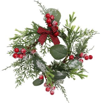 Generic Weihnachtsgirlanden, k&uuml;nstlicher Weihnachtskranz - Tischkranz Ringe K&uuml;chentischdekoration, f&uuml;r K&uuml;che Esszimmer Desktop Wohnzimmer Arbeitszimmer Schlaf