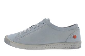 Softinos Damen Sneakers, Frauen,Low-Top Sneaker,lose Einlage,Freizeitschuhe,Turnschuhe,Laufschuhe,Freizeit,sportlich,Blau (Light Blue),39 EU / 6 UK