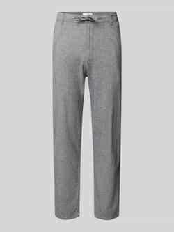 Selected Slim Tapered Fit Hose mit Leinen-Anteil Modell BRODY