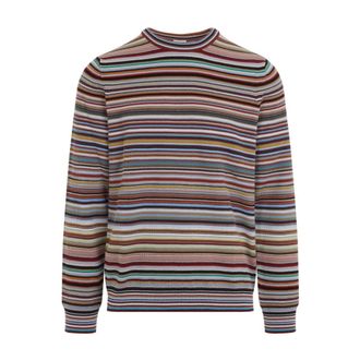 Paul Smith Rundhals-Pullover - - Knitwear - Herren - Mehrfarbig - XL