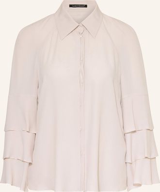 Luisa Cerano Luisa Cerano Hemdbluse Mit Volants Und Seide rosa