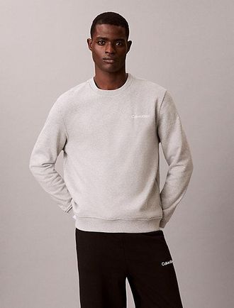 Calvin Klein Sweat-shirt en tissu éponge de coton doux