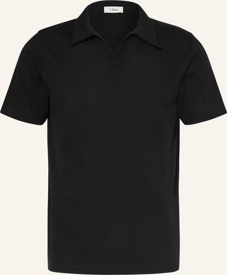 Chas Chas Jersey-Poloshirt schwarz
