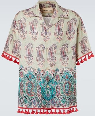 Valentino Chemise cachemire en lin