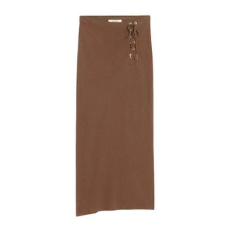 Zadig&Voltaire Juno LIN Lave Rock - - Skirts - Damen - Braun - S