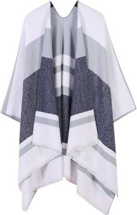 Generic Poncho Femme Hiver Chaud Chale Femme Hiver Chaud Cape Femme Effet enveloppant Cape Automne-Hiver Chaude Couleur &Eacute;l&eacute;gante Superposition Cosy