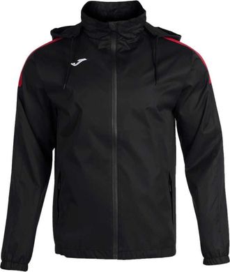 Joma Unisex Anorak Urban IV, Schwarz-Rot, XL