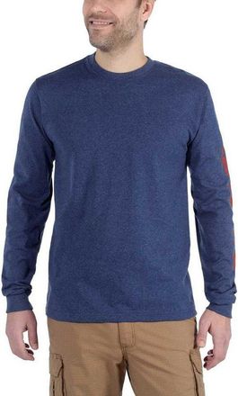 Carhartt Work in Progress Langarmshirt SLEEVE LOGO mit Rundhalsausschnitt