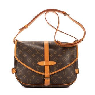 Louis Vuitton Crossbody Bags - Saumur GM - Gr. unisize - in Braun - f&uuml;r Damen