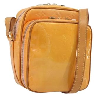 Louis Vuitton Pre-owned Vintage Lackleder Umh&auml;ngetasche - - Pre-owned - Damen - Orange - ONE SIZE