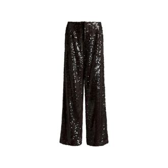 Alberta Ferretti Femme, Pantalons, Noir, Taille: 34 FR Wide Pantalons