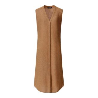 Fabiana Filippi Femme, Vestes, Brun, Taille: 38 FR Cardigan waistcoat