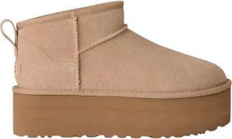 UGG Ugg, Femme, Chaussures, Beige, Taille: 40 EU Classic Ultra Mini Platform