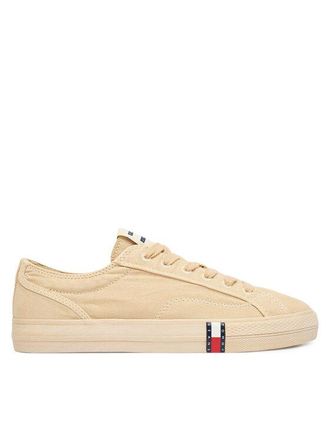 Tommy Jeans Sneakers aus Stoff Archive Vulc Y2K Washed Canvas EN0EN02957 Beige