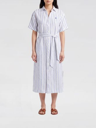 Polo Ralph Lauren Robe Femme couleur Blanc 1