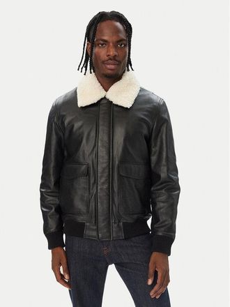 Milestone Lederjacke Ms Alfio 631020 21490 Schwarz Regular Fit