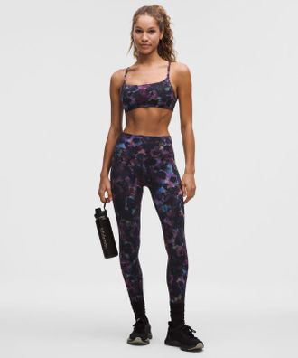 lululemon Legging Wunder Train taille haute pour Femmes - 64 cm - Noir/Violet/É - Taille 10