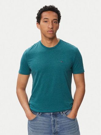 Tommy Jeans T-Shirt Jaspe Htr Tee Ext DM0DM20363 T&uuml;rkisfarben Slim Fit